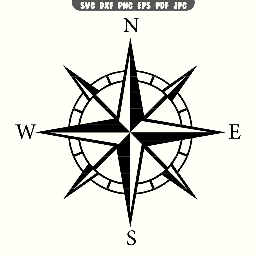 Compass SVG, Compass DXF, Compass PNG, Compass Clipart, Compass Cut ...