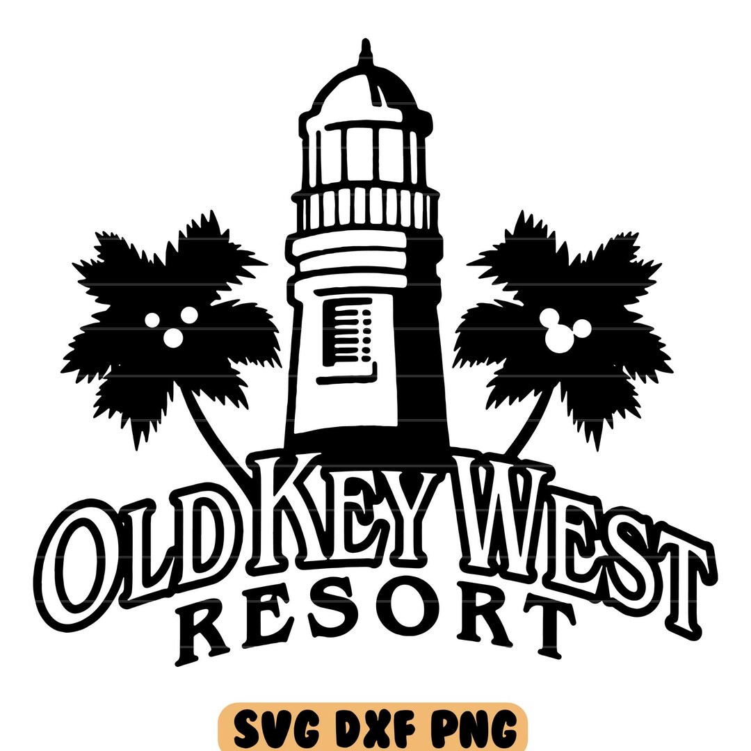 Old Key West Resort Svg Dxf Png Cut File Clipart Digital File Etsy