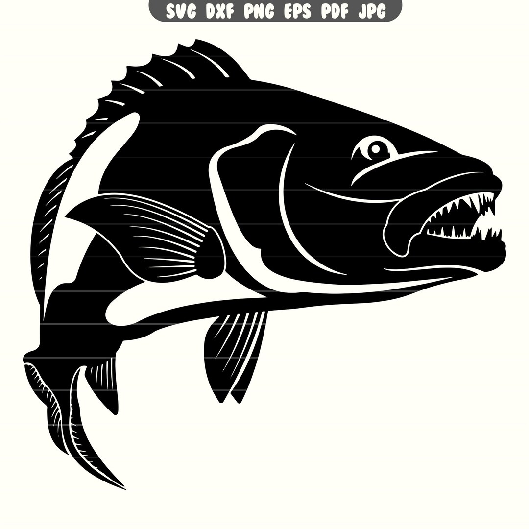 Snapper Fish SVG, Snapper Fish DXF, Snapper Fish PNG, Snapper Fish Cut ...