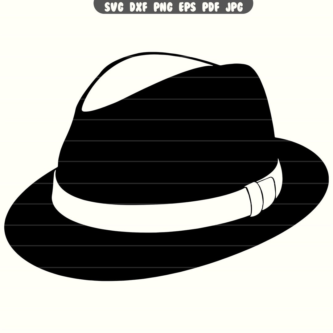 Retro Hat SVG, Retro Hat DXF, Retro Hat PNG, Retro Hat Cut File, Retro ...