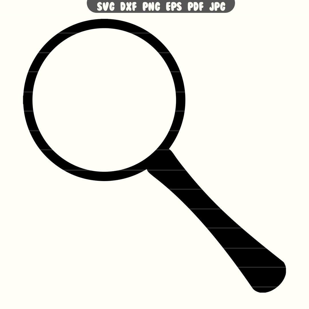 Lupe SVG, Lupe DXF, Lupe PNG, Lupe Clipart, Lupe Cut-Datei Sofort ...