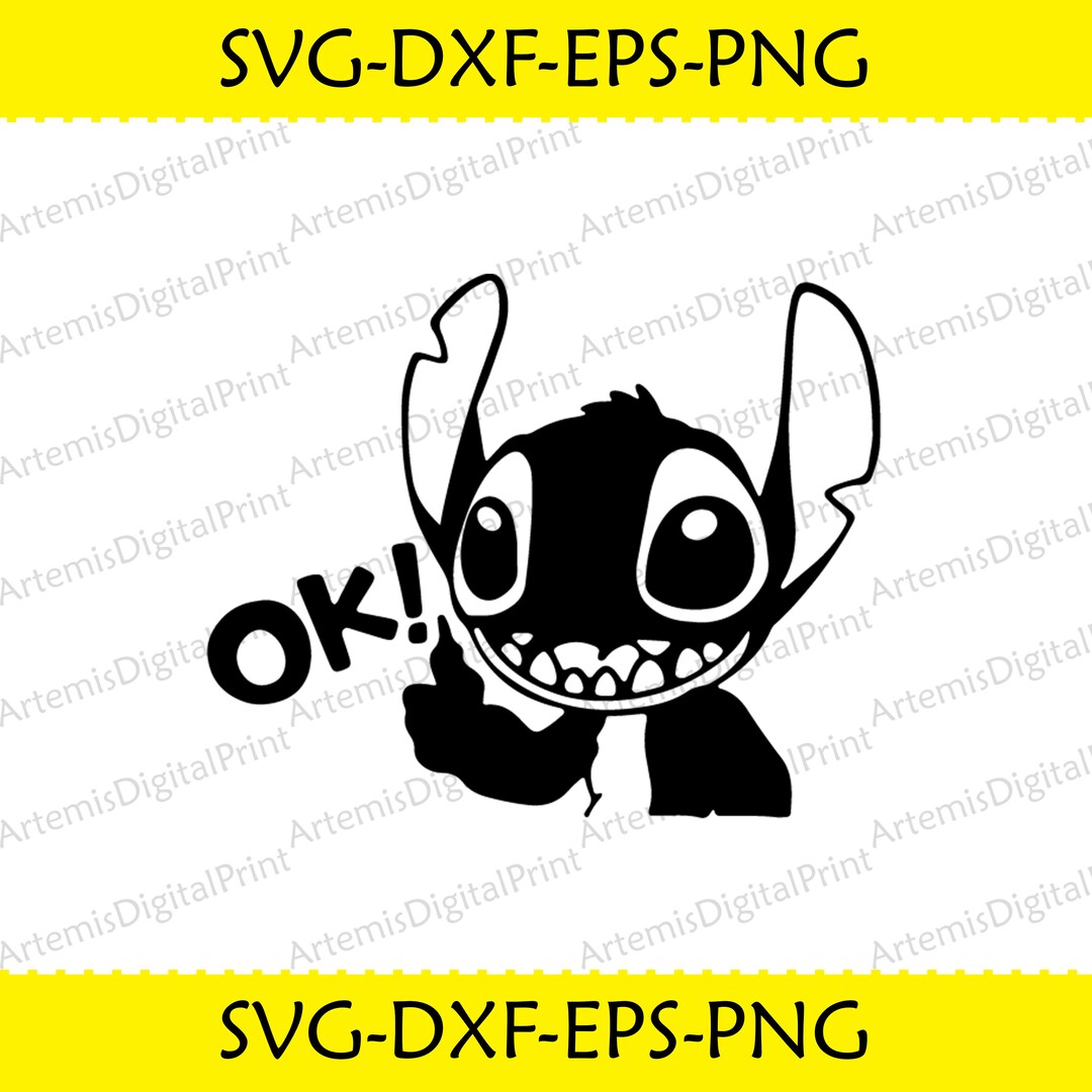Ok.. Stitch Svg , Lilo and Stitch Png, Lilo and Stitch Love, Svg Cut ...