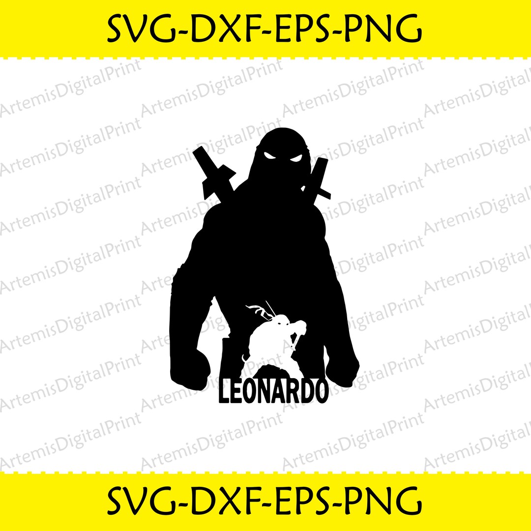 Leonardo Ninja Turtle Svg,ninja Turtles Png,ninja Turtles Clipart ...