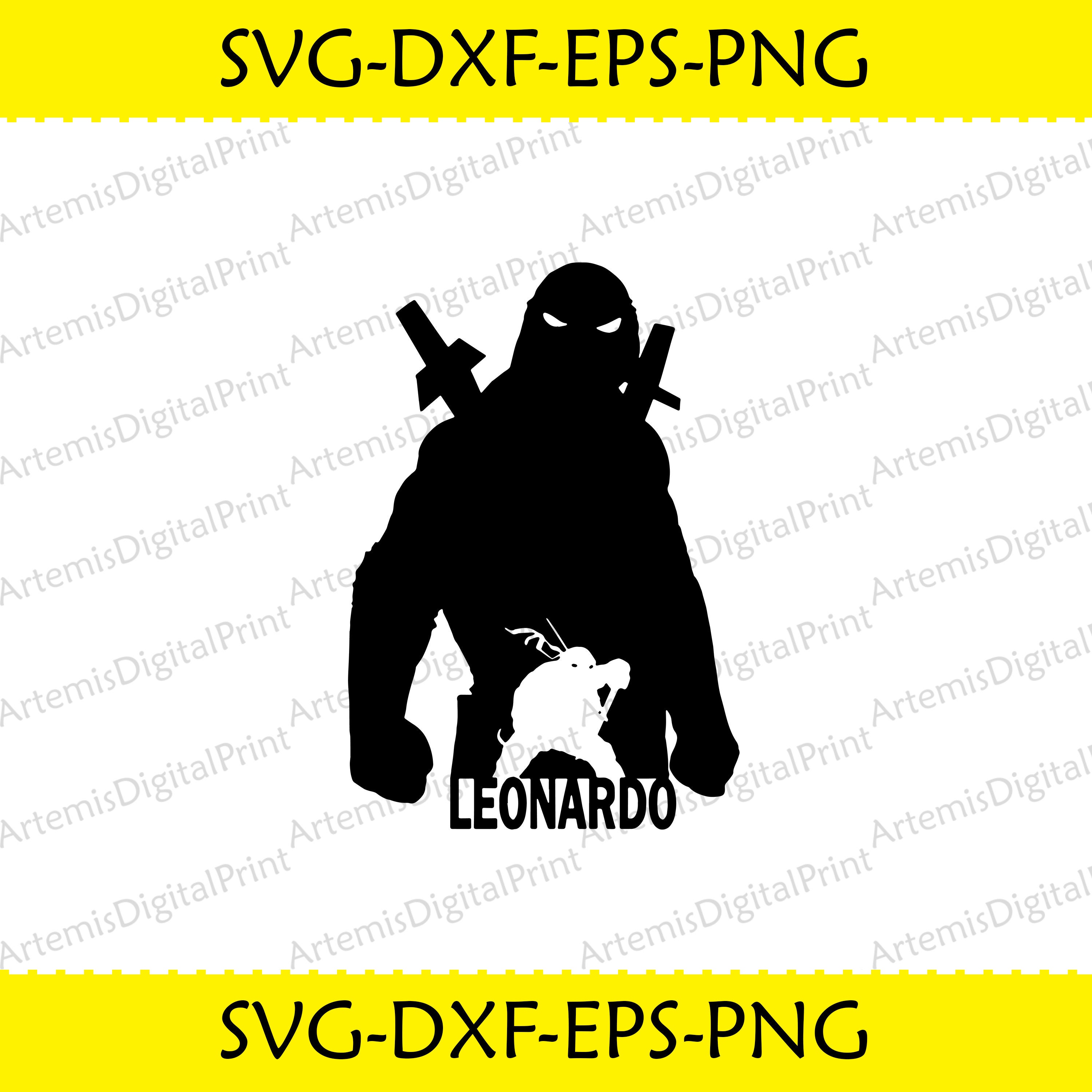 Leonardo Ninja Turtle Svg,ninja Turtles Png,ninja Turtles Clipart ...