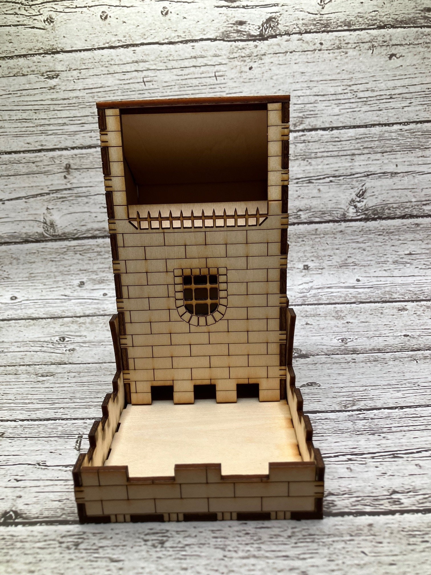 Wooden DIY Dice Tower Kit - Etsy