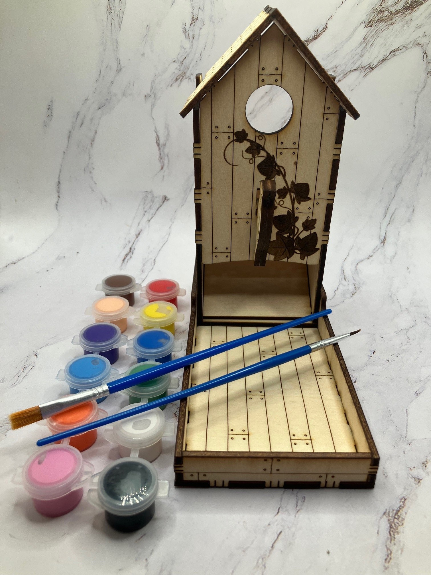 Wooden DIY Dice Tower Kit - Etsy