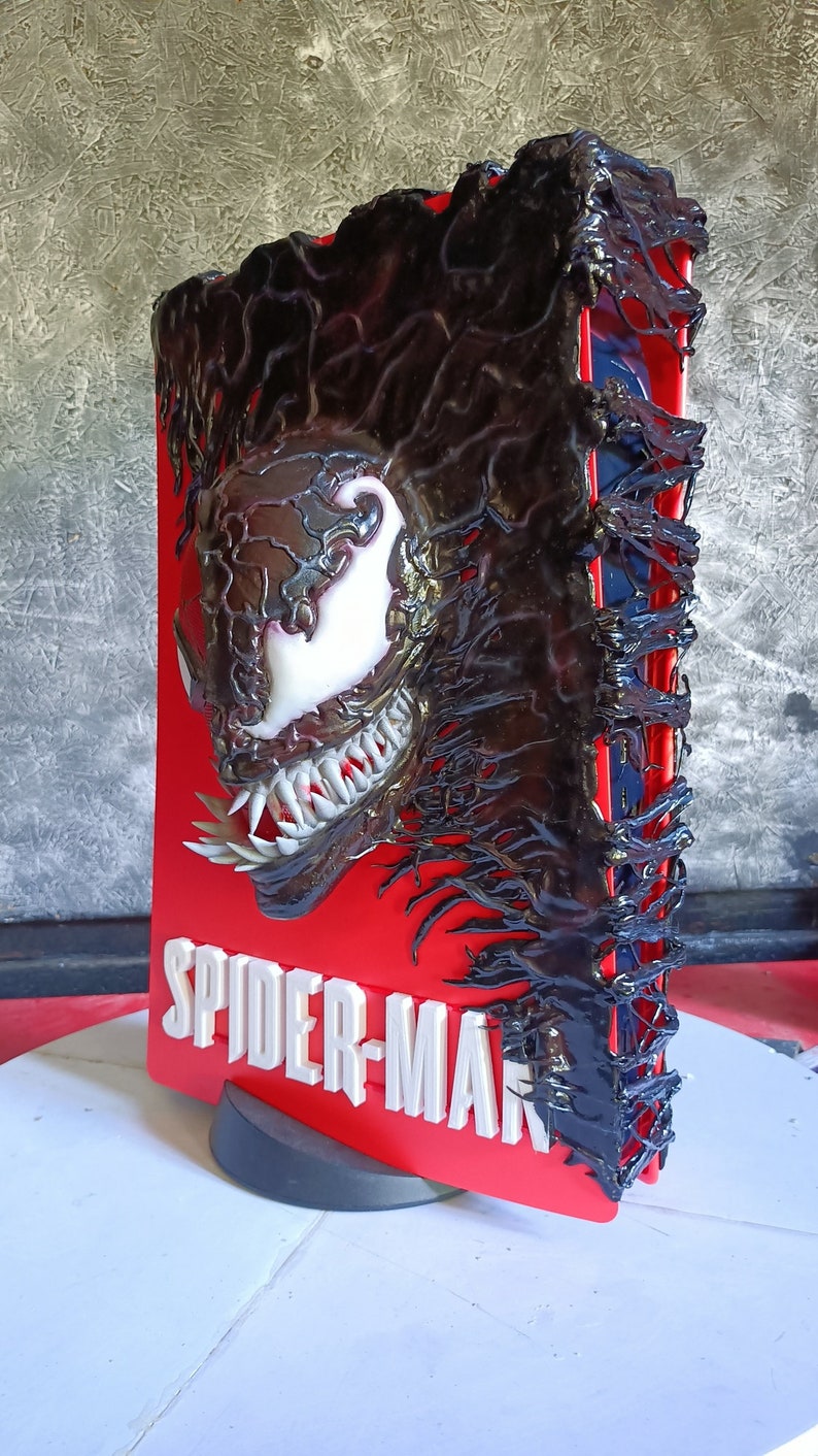 PS5 Custom Cover Case spiderman Venom - Etsy