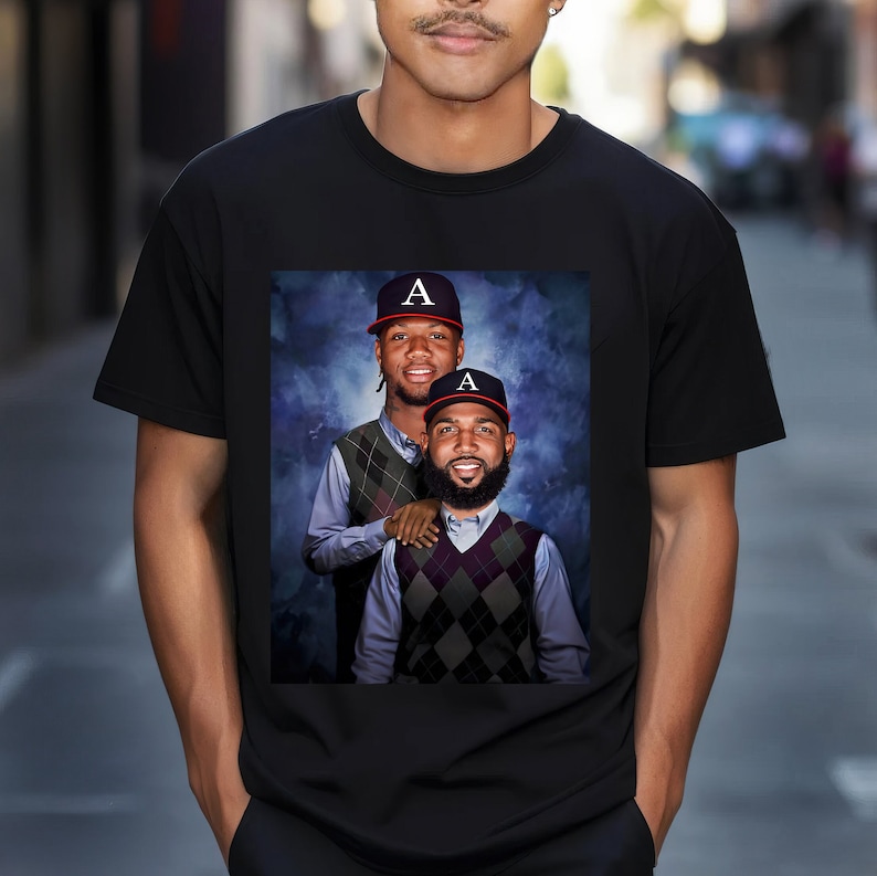 Ronald Acuna Jr Marcell Ozuna Atlanta Braves Vintage Shirt Braves Merch ...
