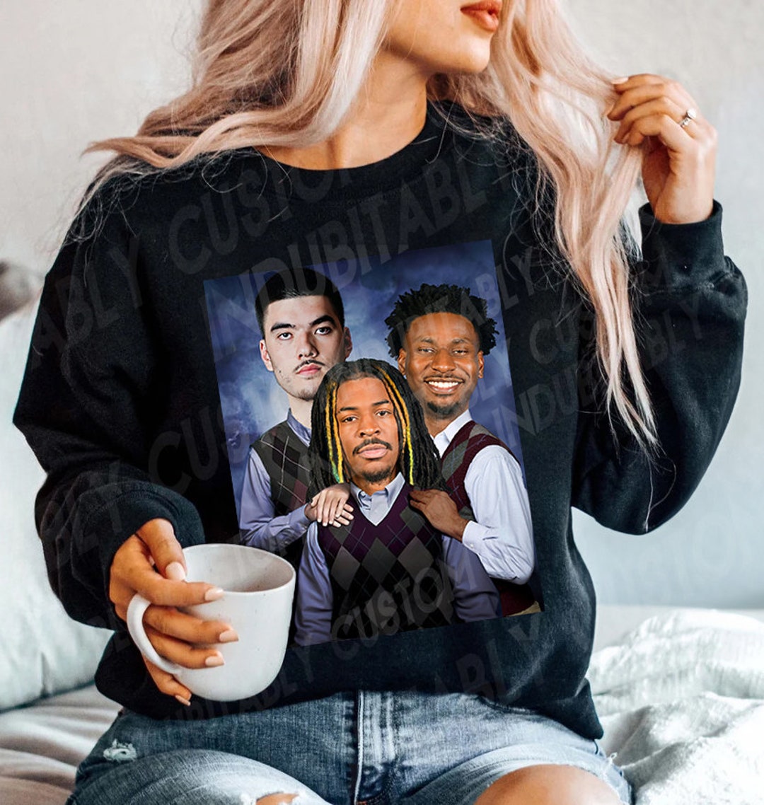 Buy Ja Morant Zach Edey Jaren Jackson Jr Memphis Grizzlies Vintage ...