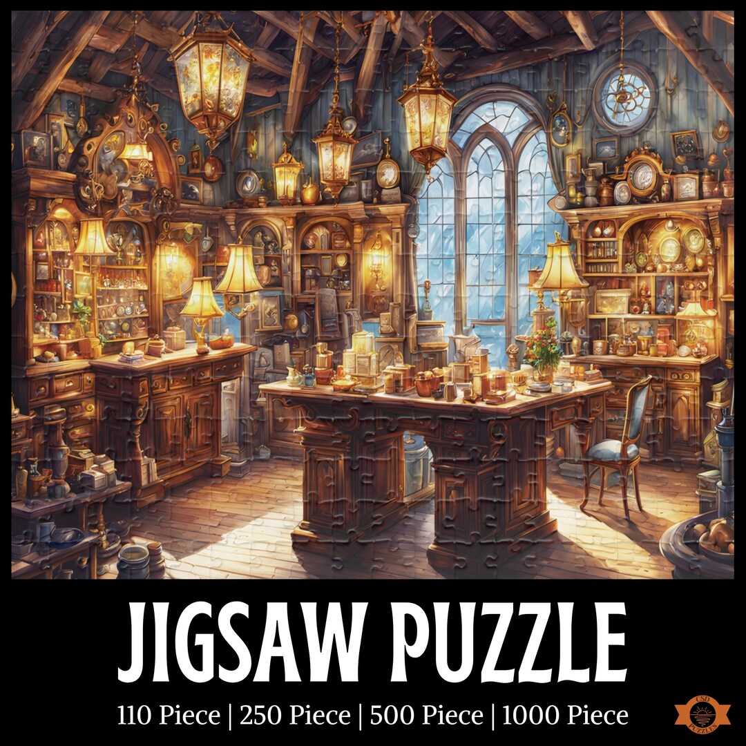 Vintage Workshop Jigsaw Puzzle, Antique Lovers Gift, Workshop Jigsaw ...