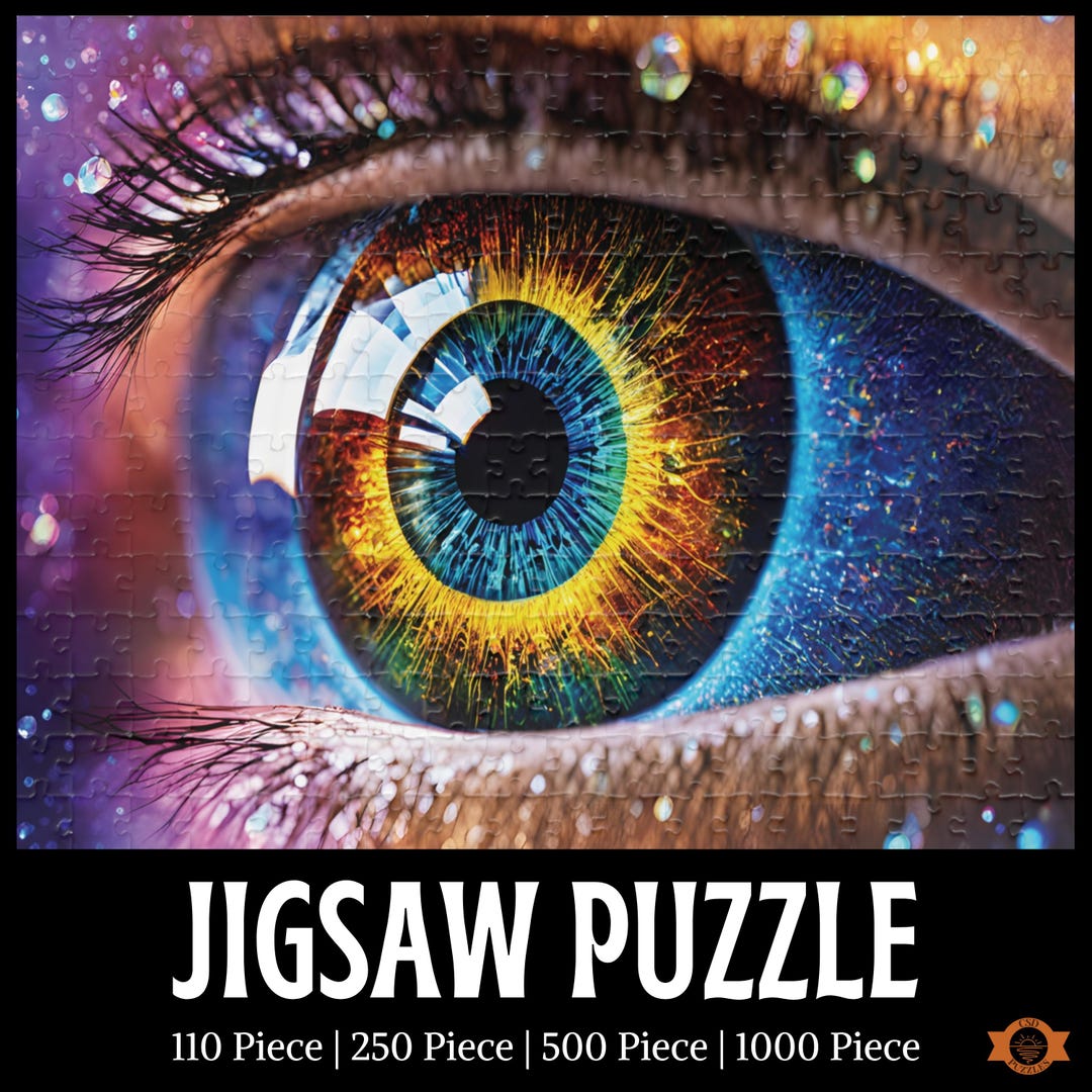 Eye of the Universe Jigsaw Puzzle, Artistic Puzzle, Digital Eye Puzzle ...