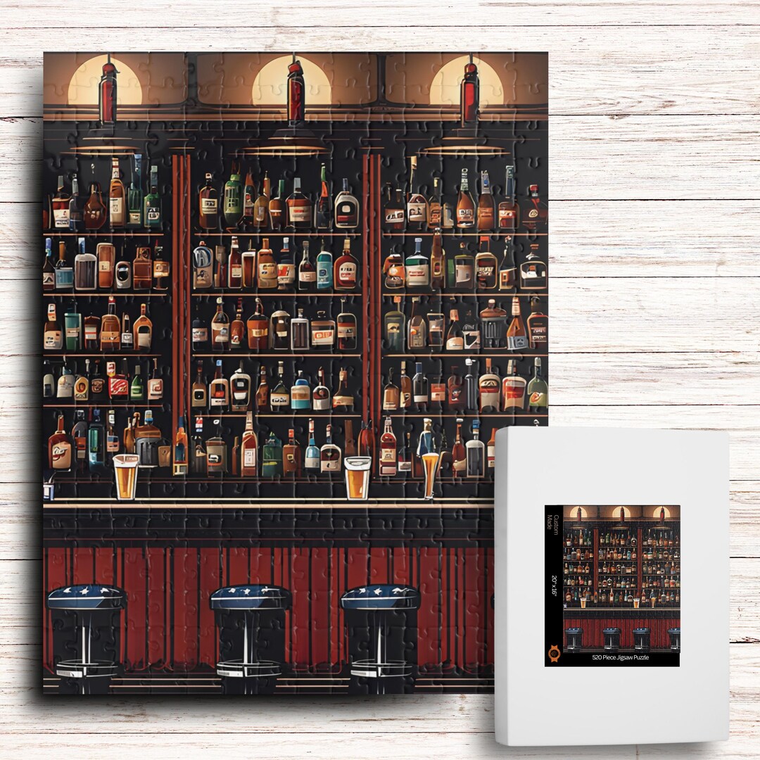 Tavern Art Jigsaw Puzzle, Bar Wall Jigsaw Puzzle, Challenging Puzzle ...