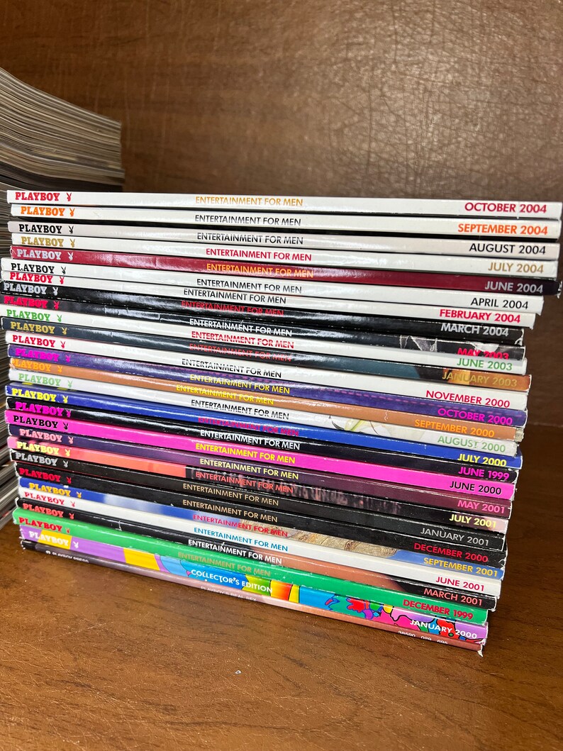 Vintage Playboy Magazines Late 90s Early 2000s - Etsy