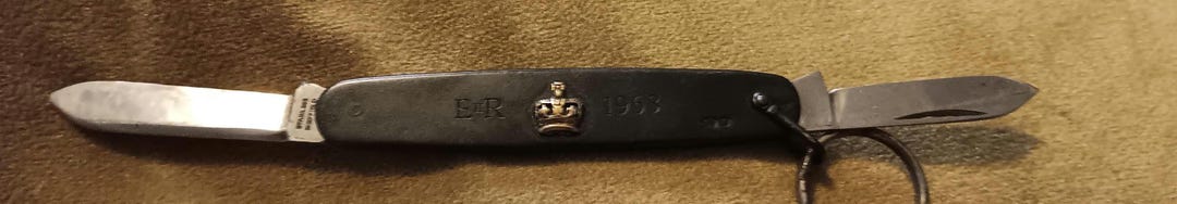 Antique Coronation Pocket Knife SJ Rose & Sons, Stainless Steel 1953 - Etsy