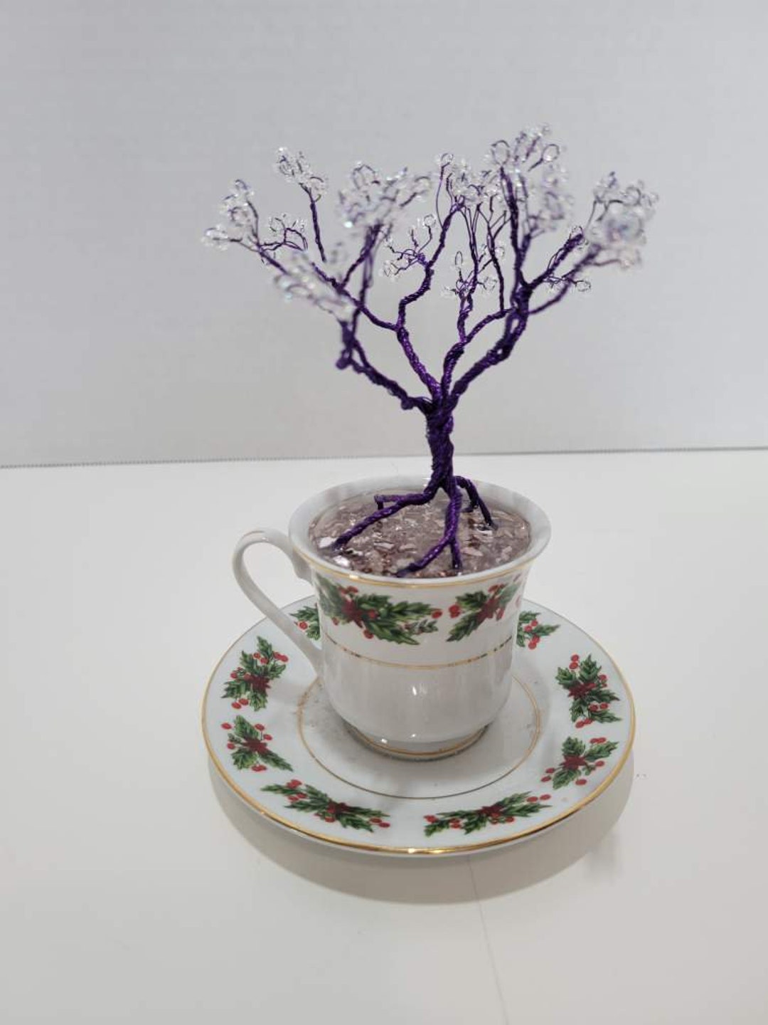 Little Beaded Tree, Beautiful Wire Trees, Beaded Wire Trees, Beautiful ...