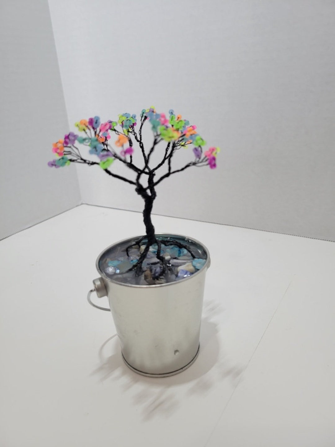 Beautiful Wire Trees, Beaded Wire Trees, Beautiful Wire Art, Copper ...