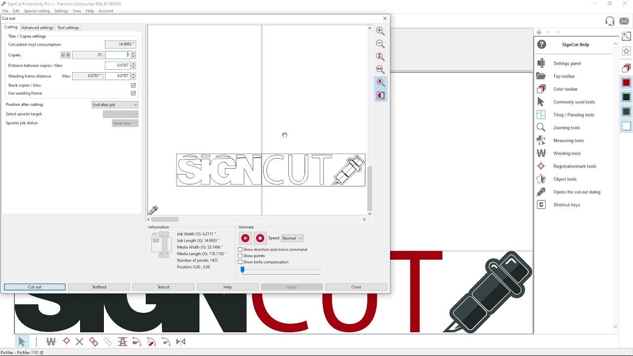 Signcut Pro 2 Plus Vehicle Templates, Clipart, Fonts, Vector Converter ...