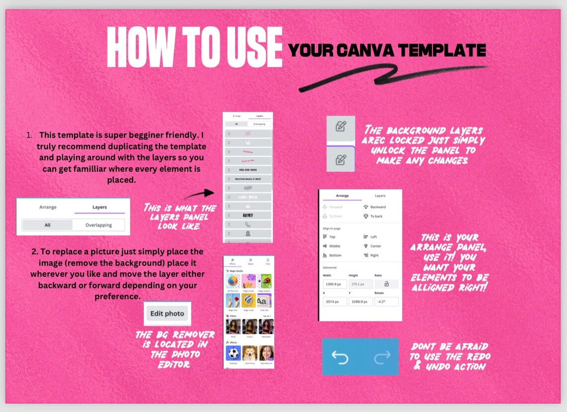 Mean Girls Acuity Scheduling Template | Canva Template | Pink Design ...