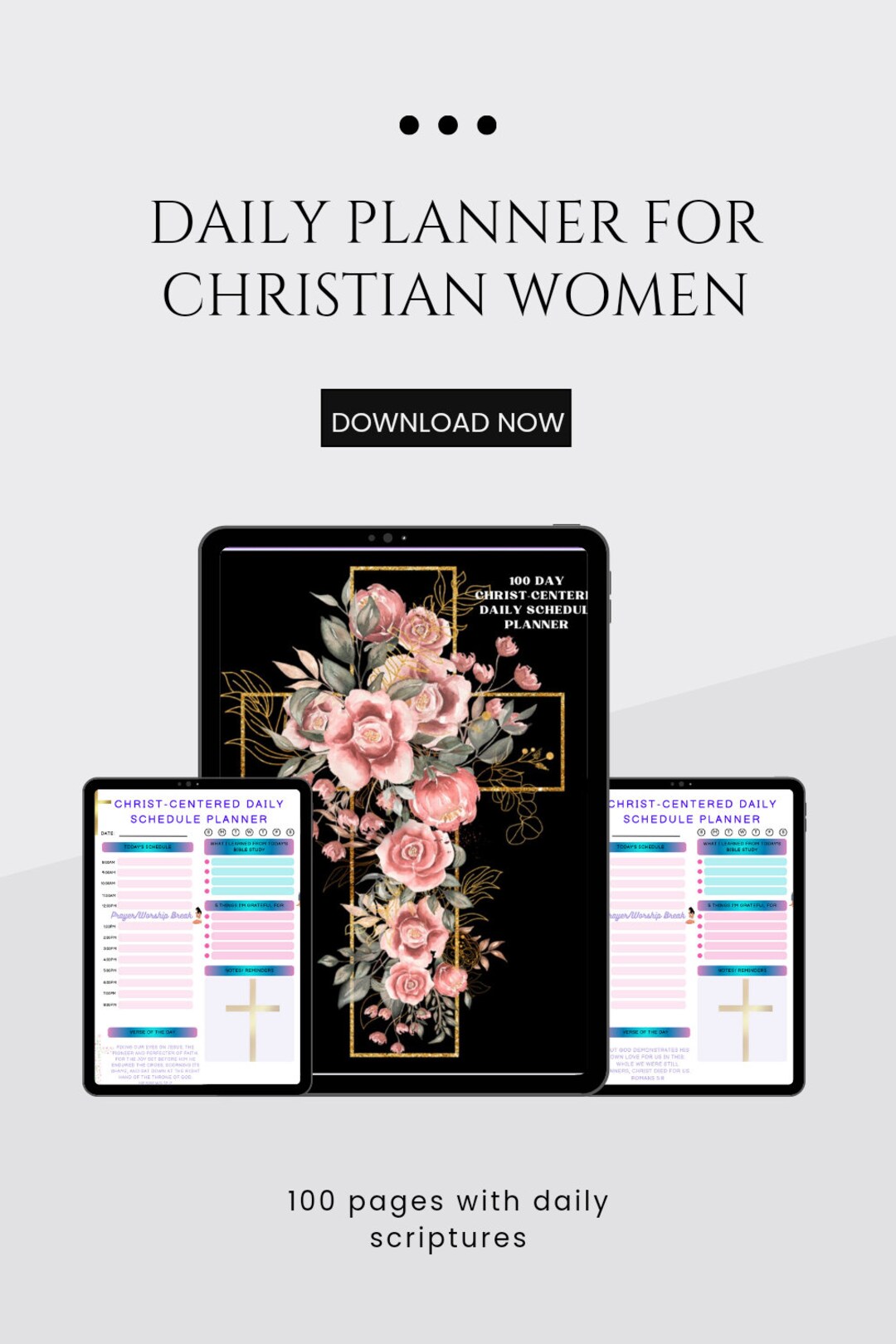 Digital Christian Daily Planner - Etsy