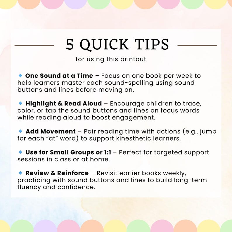 CVC Words Phonics Book Bundle: Early Reading Phonics Printables – 15 ...