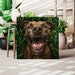 Pitbull Wall Art Digital File Download, Brown Pitbull Wall Print ...