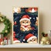Orange Cat Christmas Pattern, Orange Cat Christmas Art, Cat Holiday ...