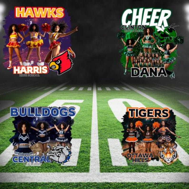 Editable Cheerleading Canva Designs - Etsy