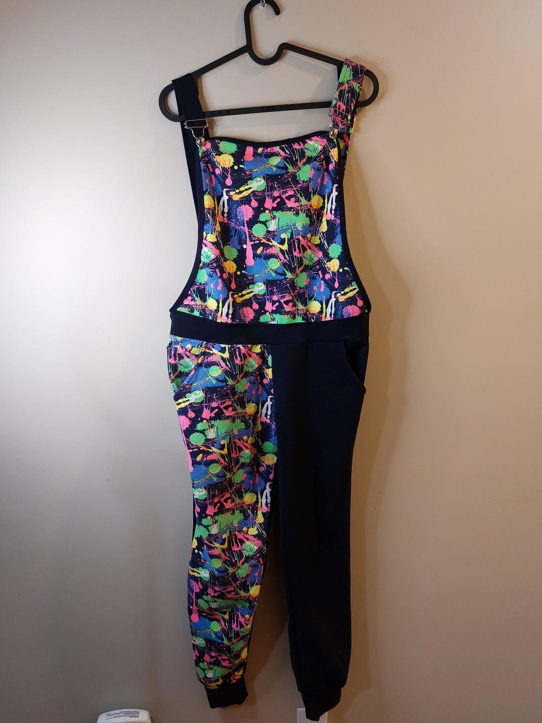 Clowncore / Punkcore / Rave-style Multicolored Overalls | S for Youth ...