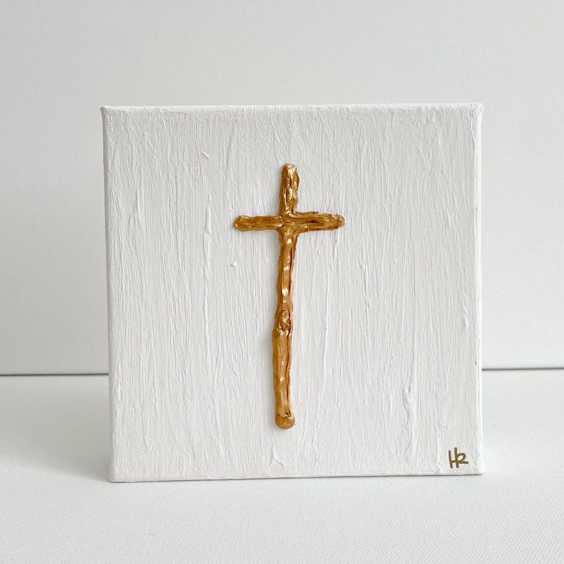 Cross Canvas - Etsy