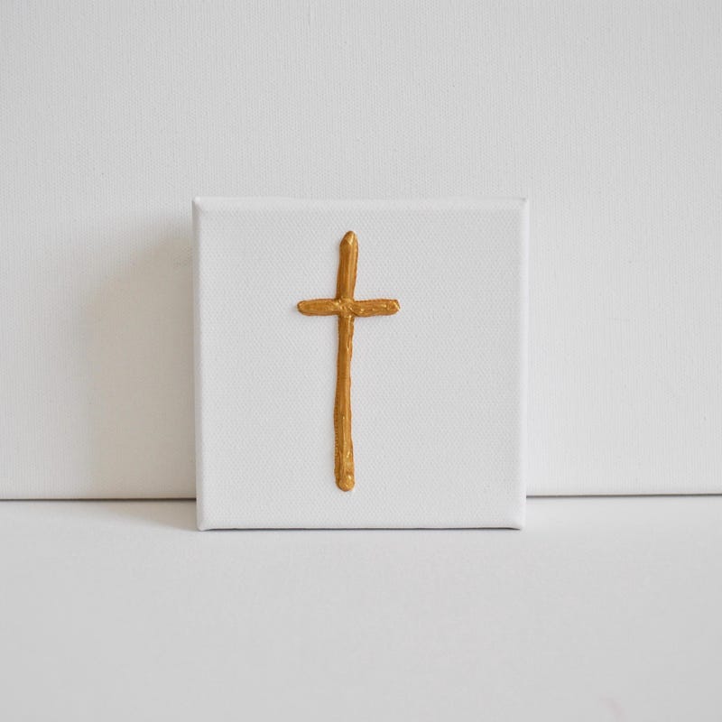 Cross Canvas - Etsy