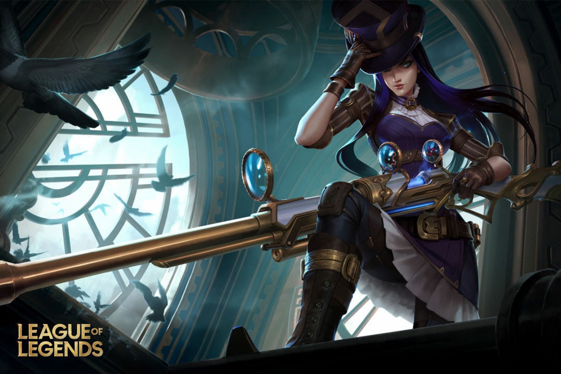 Caitlyn Wall Poster League of Legends, Stunning Design, Your Favorite ...