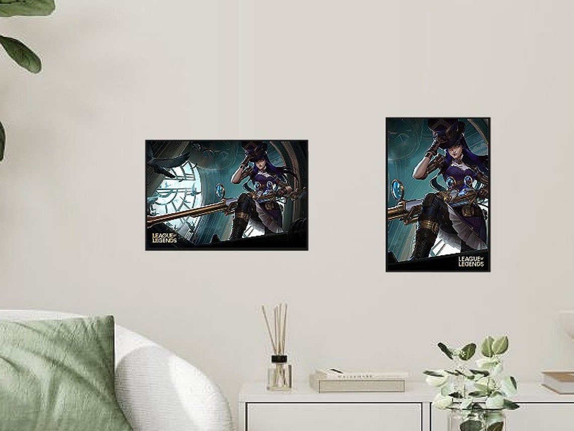 Caitlyn Wall Poster League of Legends, Stunning Design, Your Favorite ...