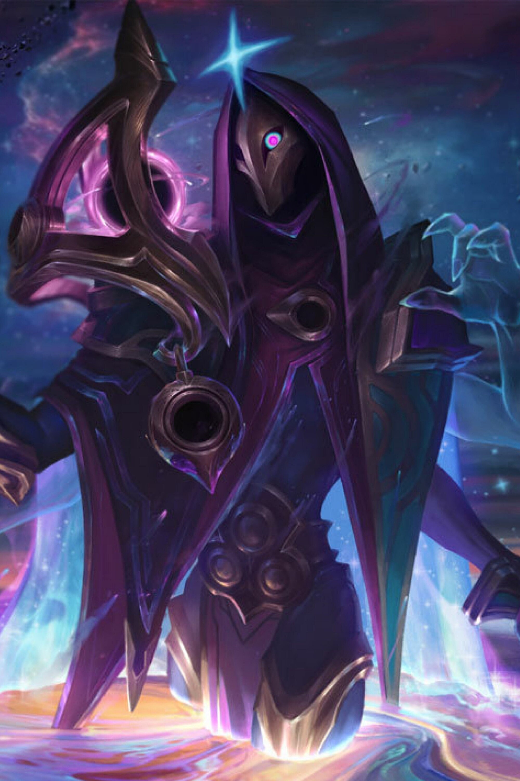Dark Cosmic Jhin Wall Poster League of Legends, Popular Skin, Your ...