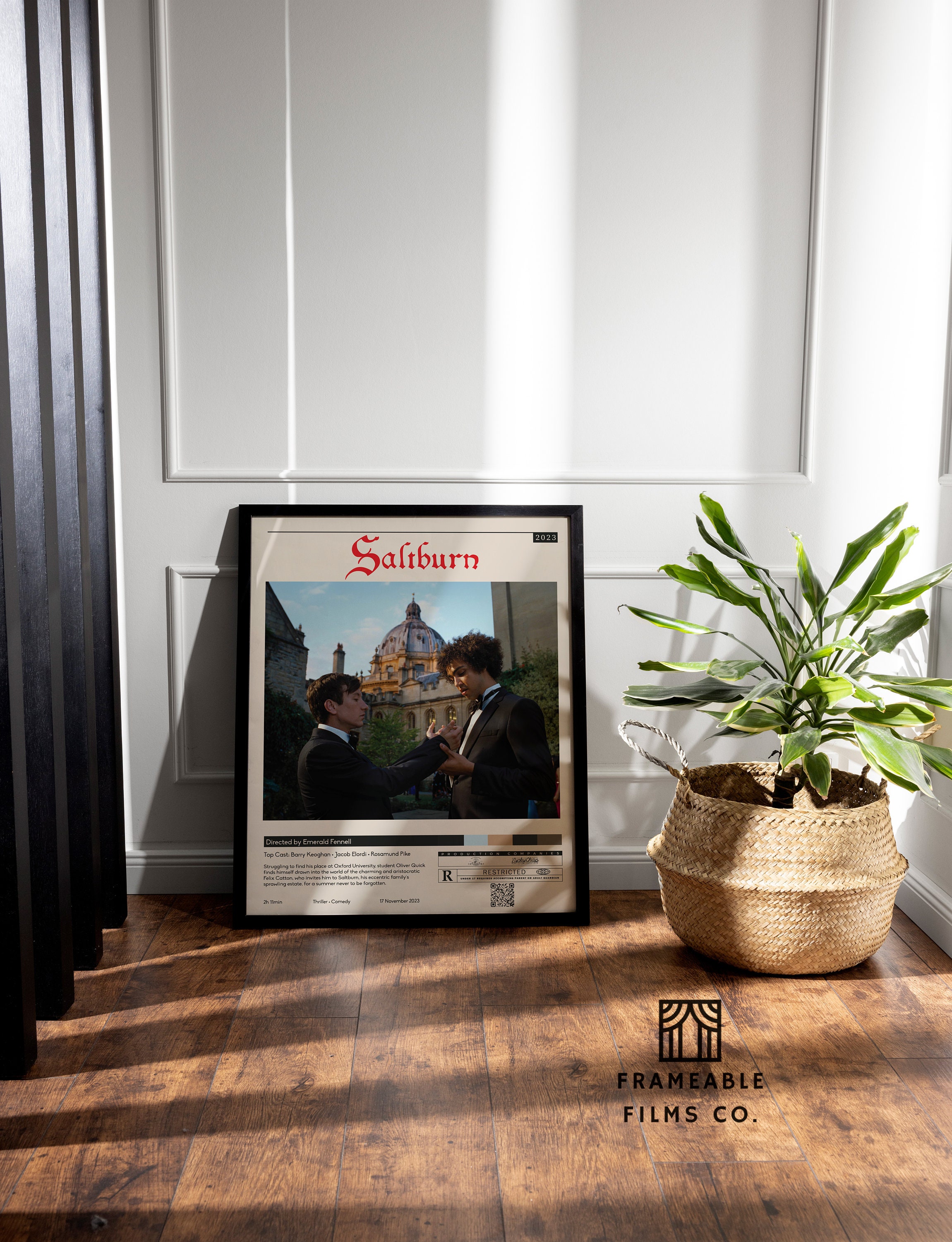 Saltburn Minimalist Movie Poster Icon Cinema Series Reimagined Art ...