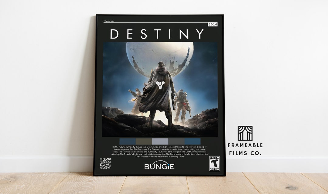 Destiny Video Game Art Print | Gaming Icon Series | Reimagined ...