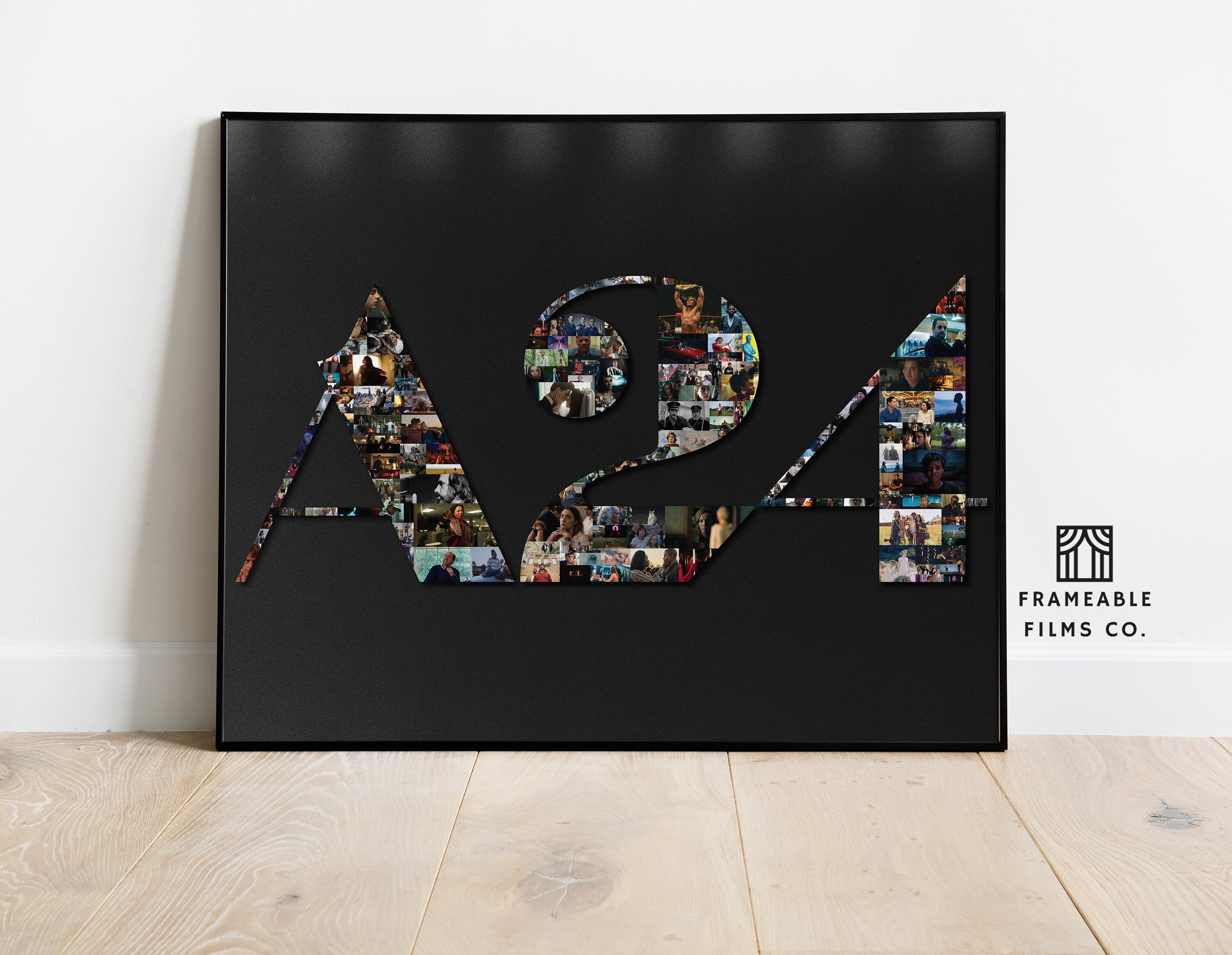 A24 Cinema Mosaic Exclusive Print - Artisanal Film Reel - Collector's ...