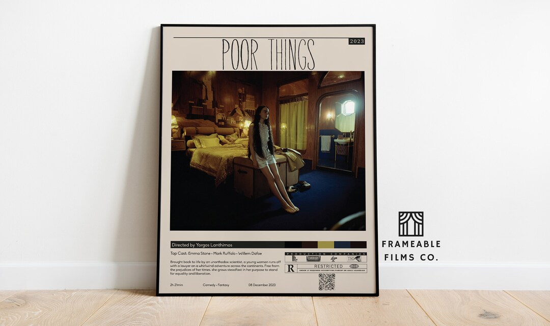 Poor Things Minimalist Movie Poster | Icon Cinema Series | Reimagined ...