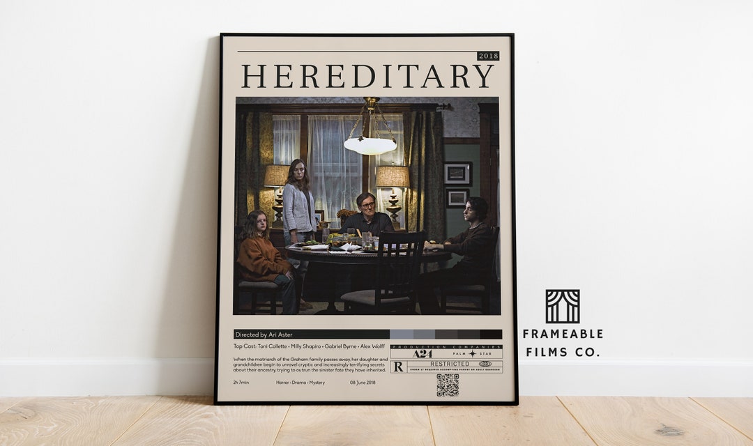 Hereditary Minimalist Movie Poster | Icon Cinema Series | Reimagined ...