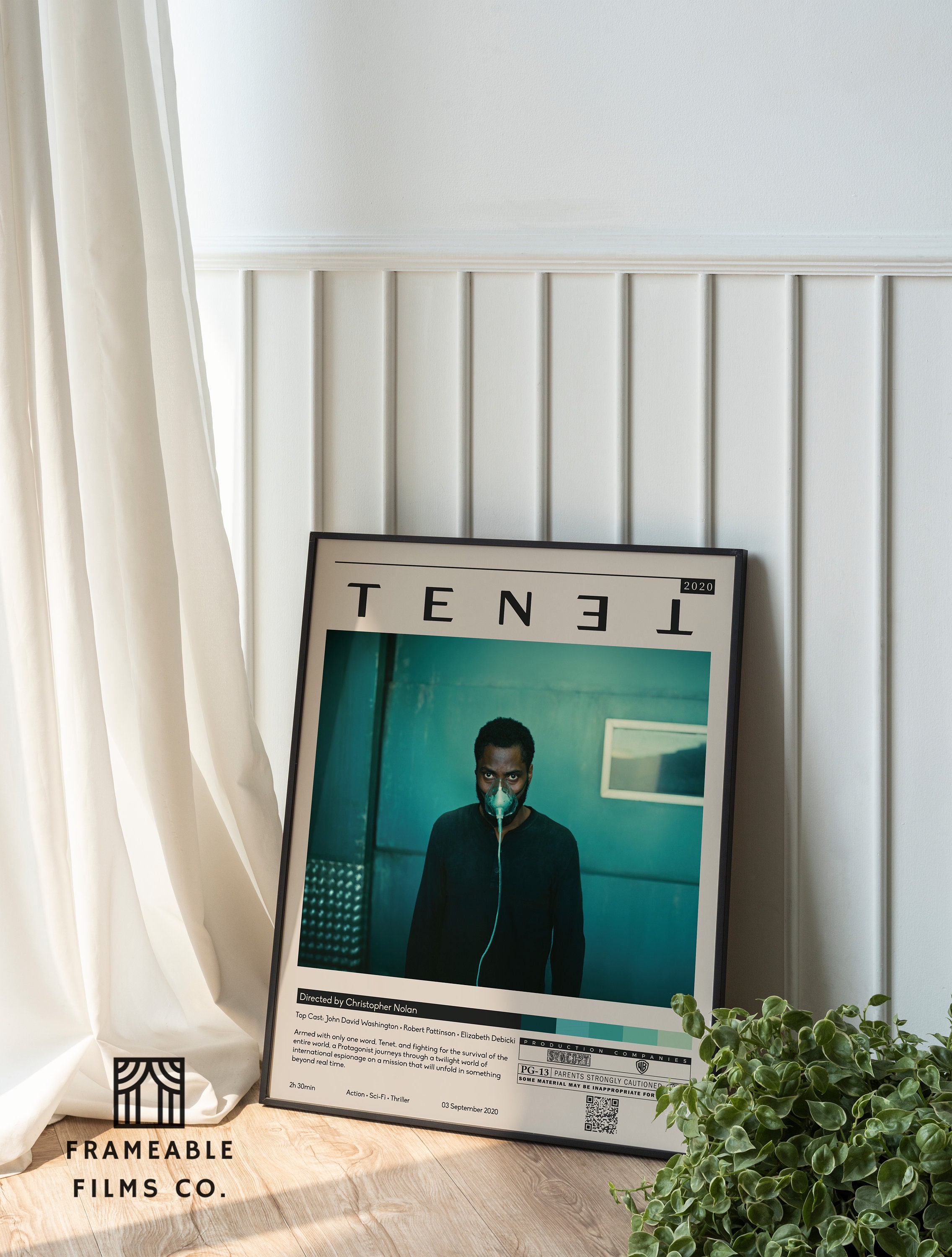 Tenet Minimalist Movie Poster | Icon Cinema Series | Reimagined Art ...