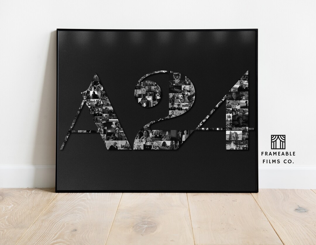 A24 Cinema Mosaic Exclusive Print - Artisanal Film Reel - Collector's ...