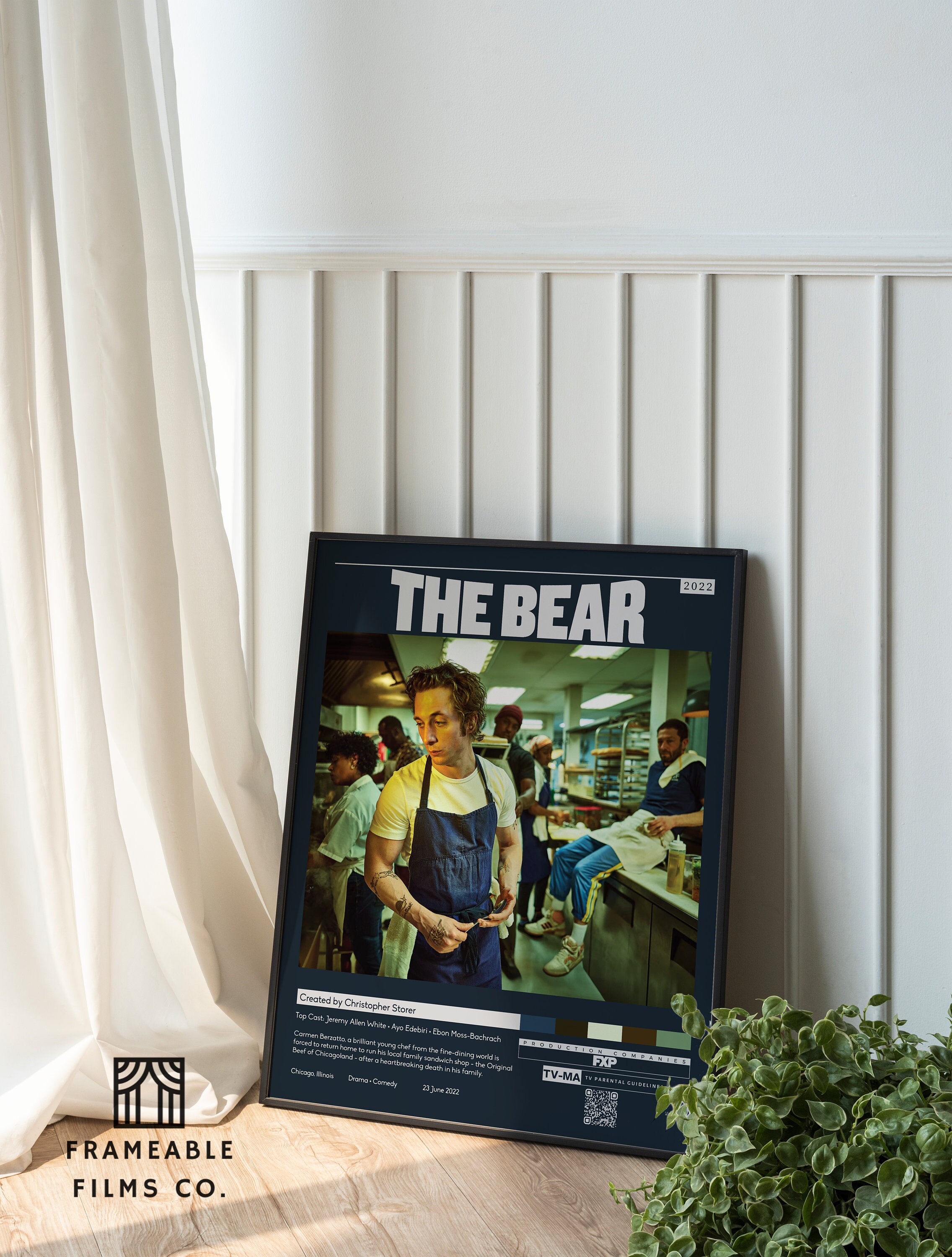 The Bear Minimalist Series Poster Icon Cinema Series Reimagined Art ...