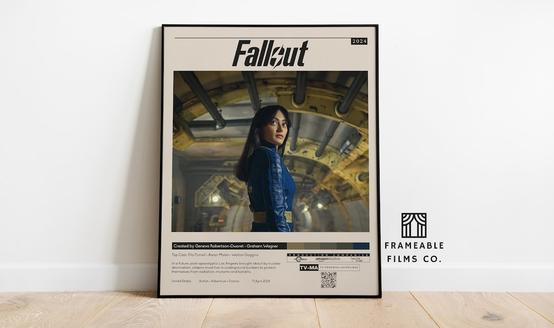 Fallout Minimalist Series Poster Icon Cinema Series Reimagined Art ...