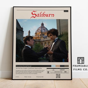 Saltburn Minimalist Movie Poster | Icon Cinema Series | Reimagined Art ...