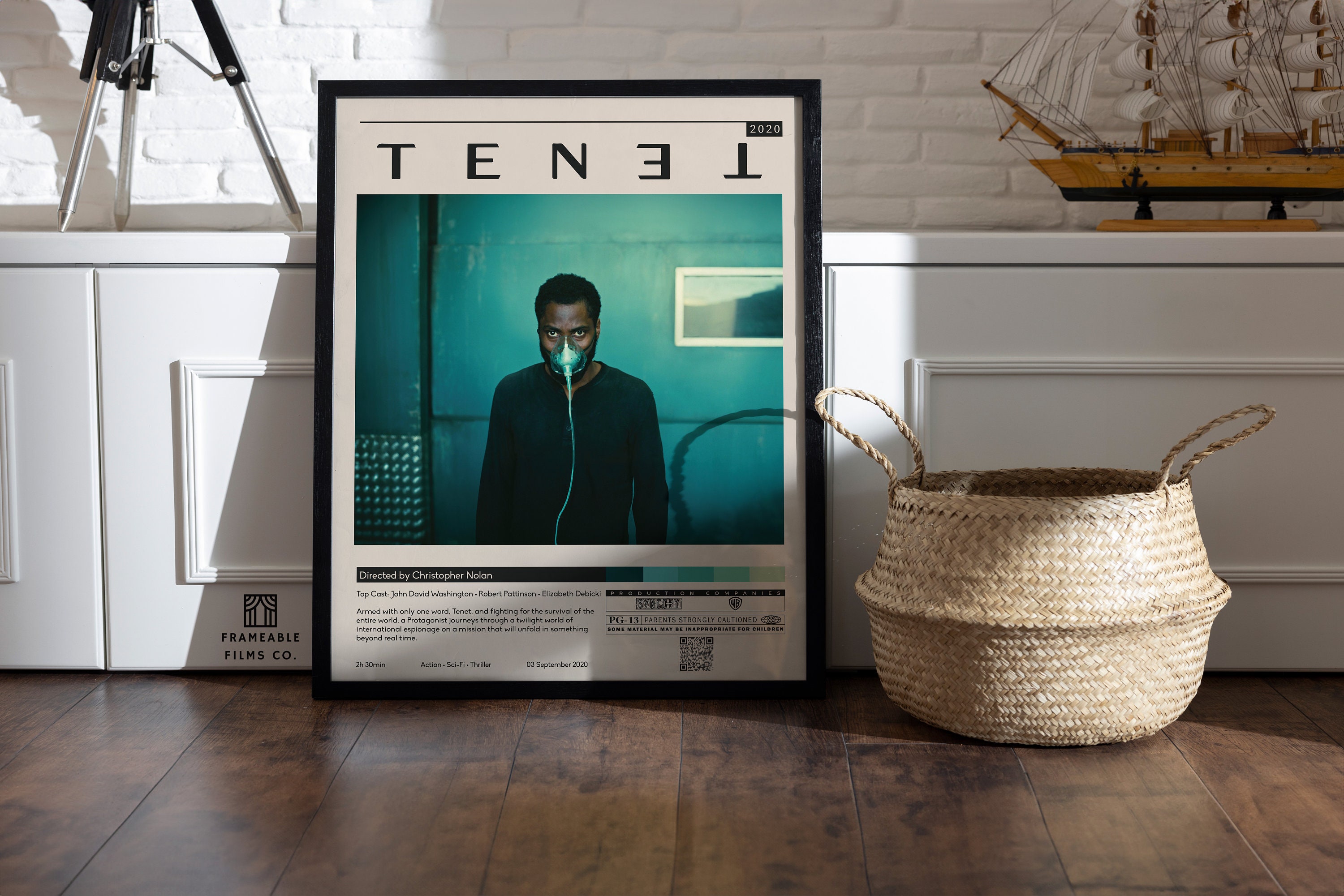 Tenet Minimalist Movie Poster | Icon Cinema Series | Reimagined Art ...