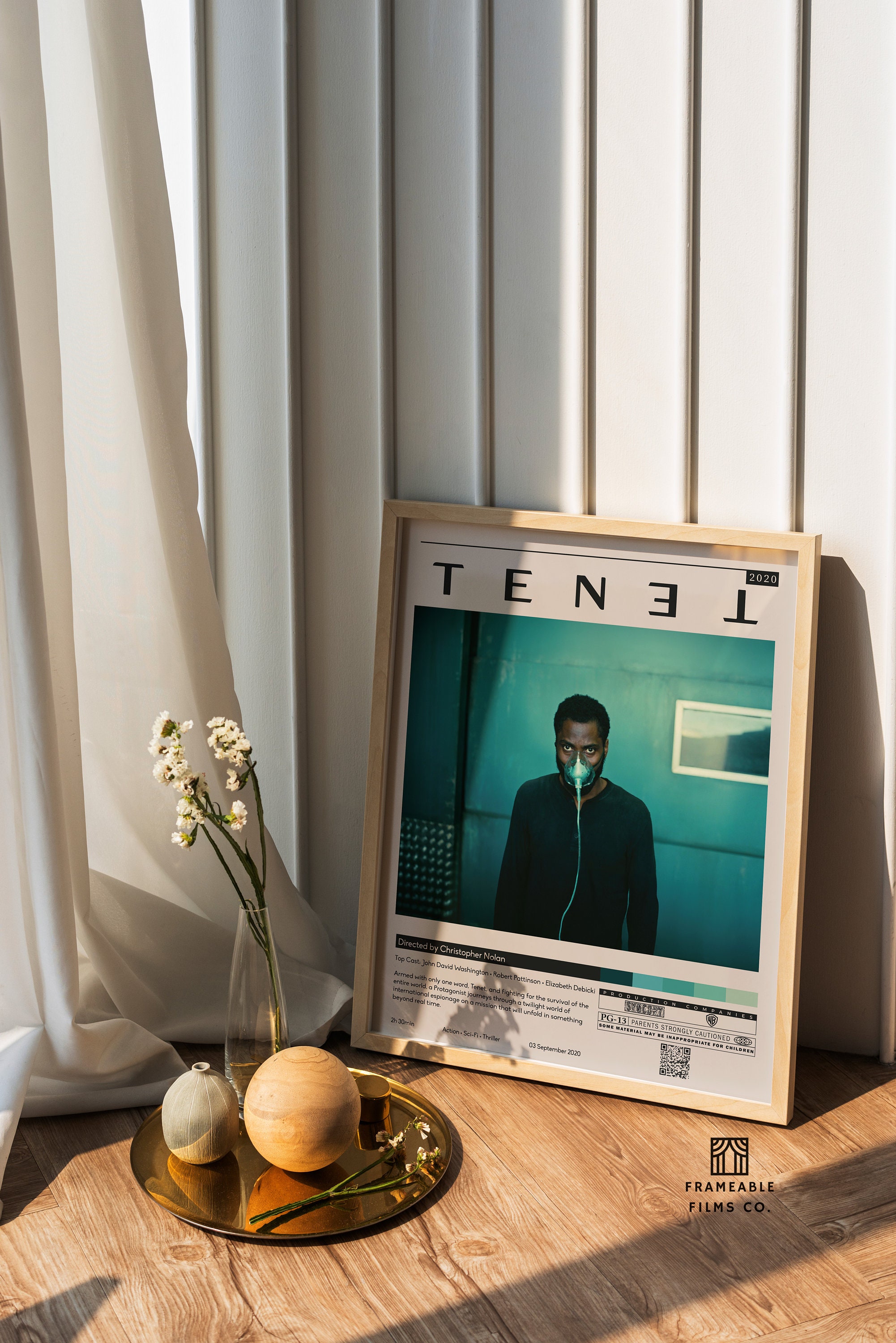 Tenet Minimalist Movie Poster | Icon Cinema Series | Reimagined Art ...