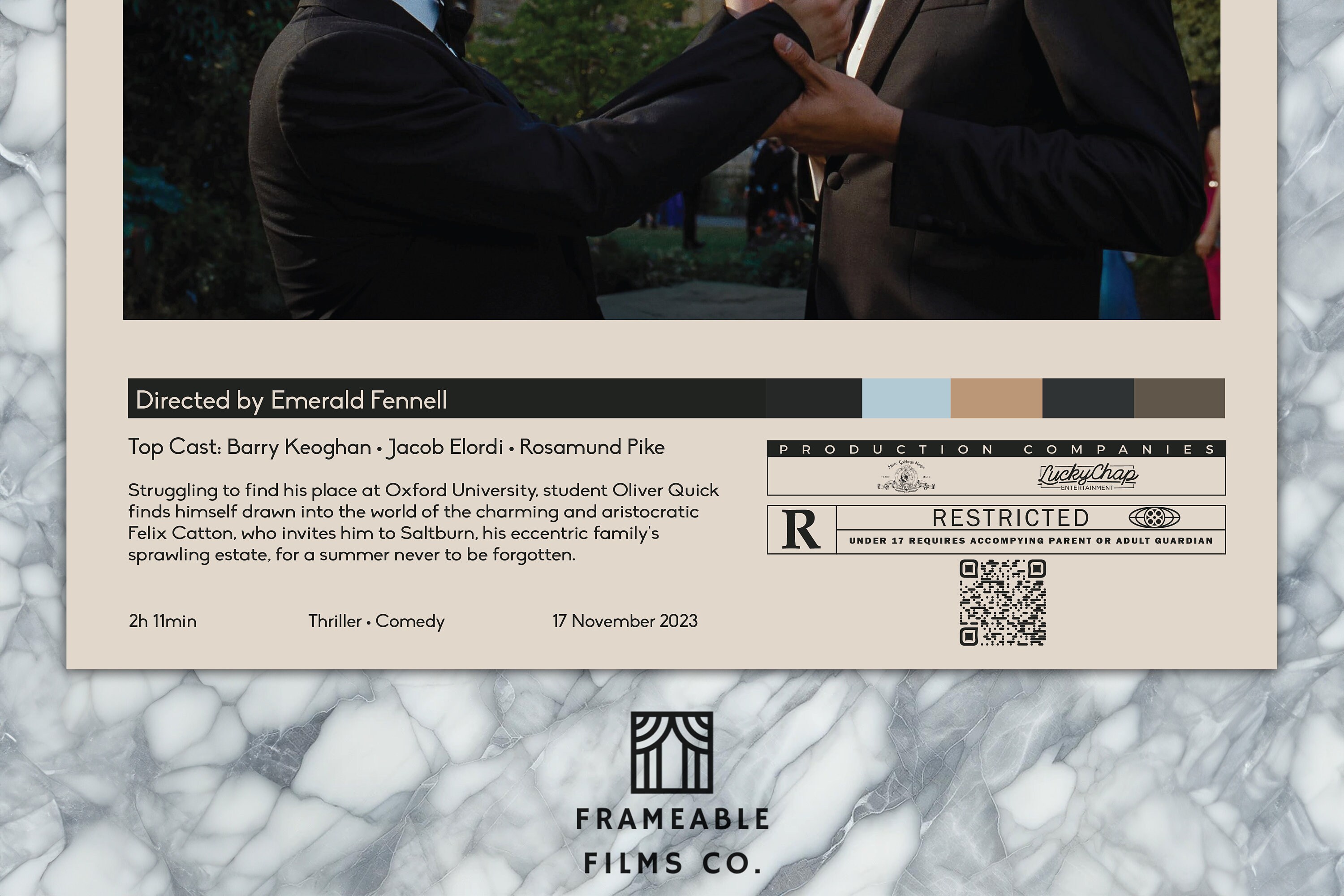 Saltburn Minimalist Movie Poster | Icon Cinema Series | Reimagined Art ...