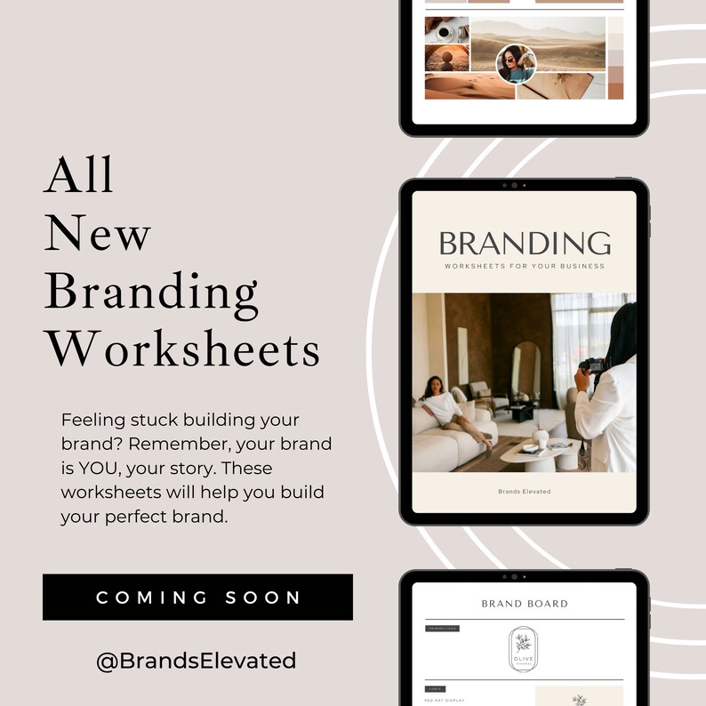 Branding Journal Brand Worksheets Discover Your True Brand - Etsy