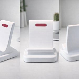 Minimalist Phone Stand - Modern Desk Dock for iPhone & Android | Clean ...