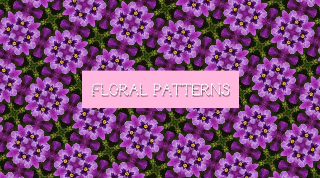 Floral Patterns, QHD 2k, Backgrounds, Wallpapers, Art - Etsy