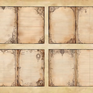 Magical Papers Junk Journaling Kit, DIY Spellbook, Enchanted Scrapbook ...